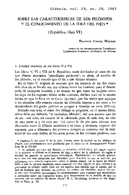 (PDF) SOBRE LAS CARACTERiSTICAS DE LOS FIL()SOFOS