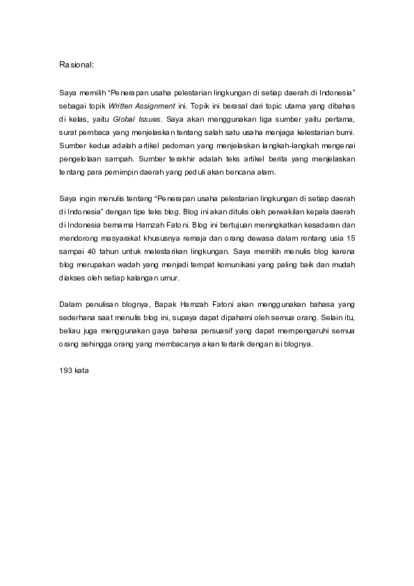 (PDF) Contoh Written Assignment-Jung Jee Hea | Edy Nugraha - Academia.edu