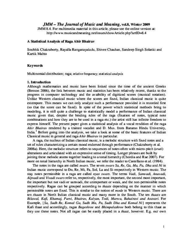 (PDF) JMM The Journal of Music and Meaning, vol. 8, Winter 2009