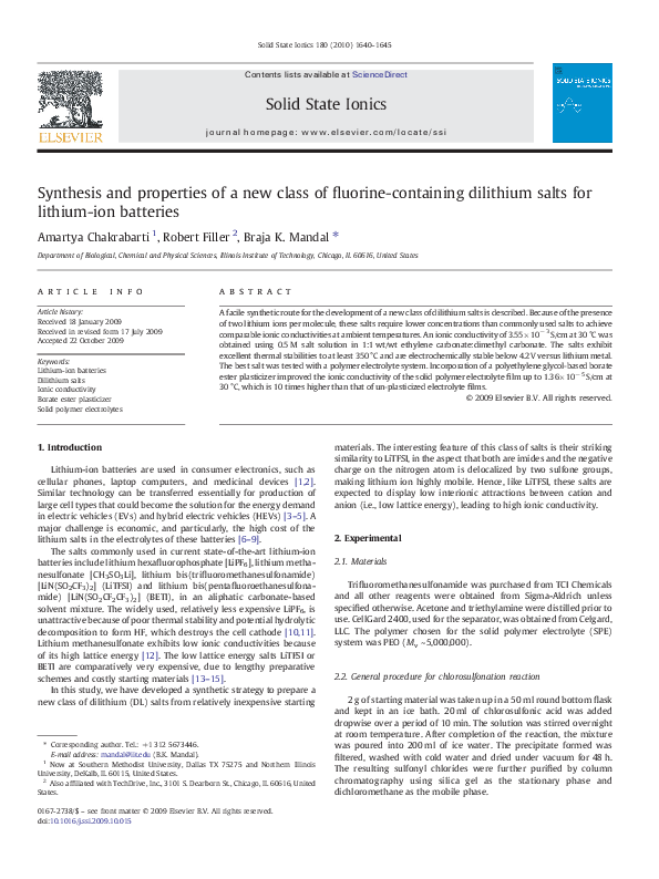 (PDF) Synthesis and properties of a new class of fluorine-containing ...