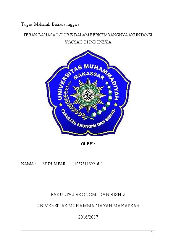 (DOC) Tugas Makalah Bahasa inggris