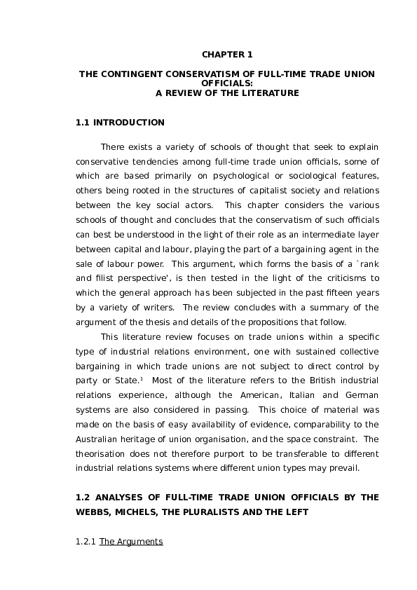 (DOC) Chapter 1 Literature review | Tom Bramble - Academia.edu