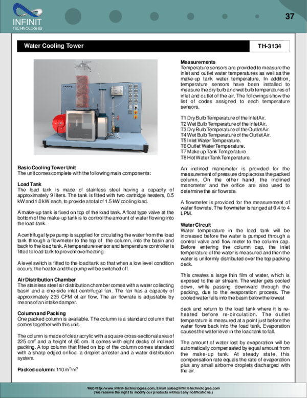(PDF) Water Cooling Tower Basic Cooling Tower Unit Load Tank Air ...