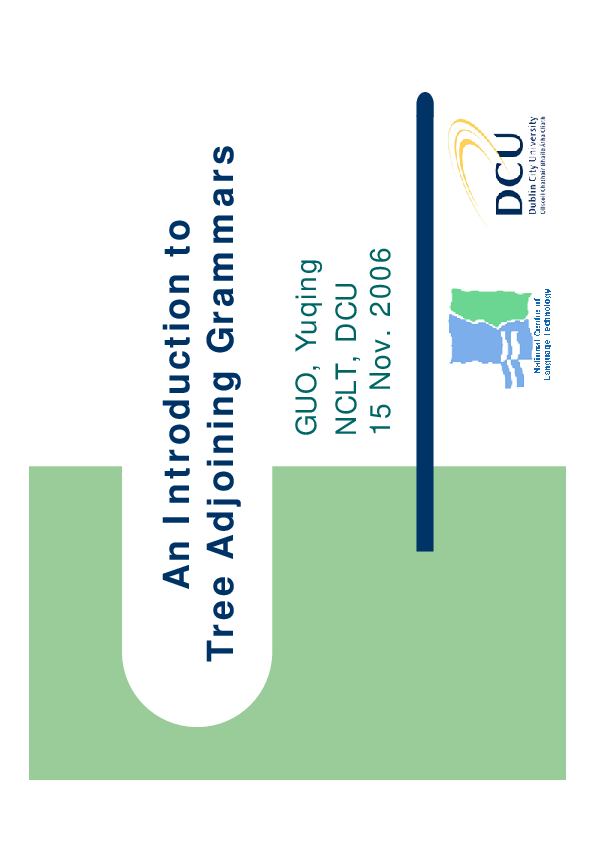 An Introduction to Tree Adjoining Grammars