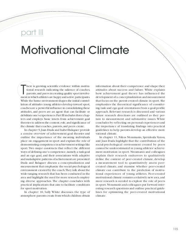 (PDF) The coach created motivational climate