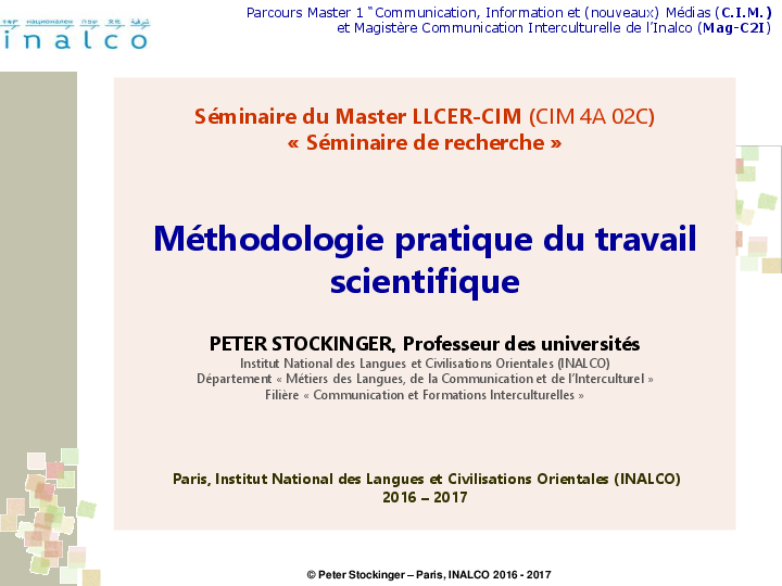 (PDF) Méthodologie pratique pour spécifier un projet de recherche.