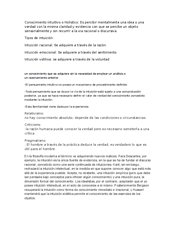 (DOC) Conocimiento intuitivo