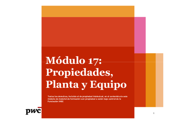 (PDF) Módulo 17: Módulo 17: Propiedades, Planta y Equipo