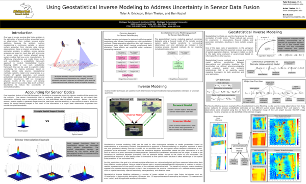 (PDF) Using Geostatistical Inverse Modeling to Address Uncertainty in Sensor Data Fusion