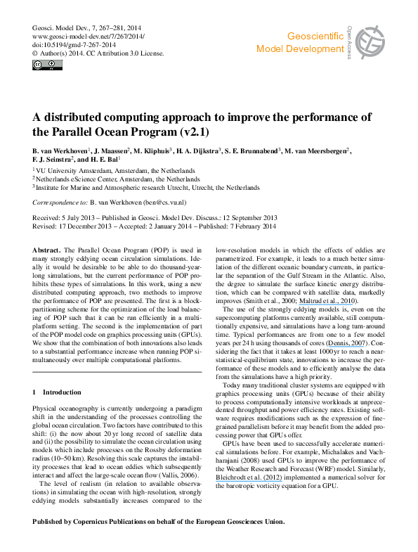 (PDF) A distributed computing approach to improve the performance of ...