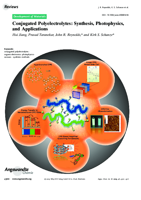 (PDF) Conjugated Polyelectrolytes: Synthesis, Photophysics, and ...