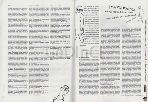(PDF) La secta política. Ensayo acerca de la pervivencia de lo sagrado ...