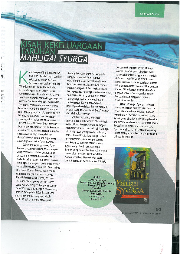 (PDF) Kisah Kekeluargaan Taruhan Mahligai Syurga