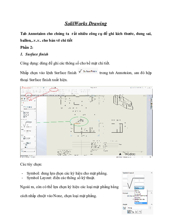 (DOC) Solil Works-Drawing
