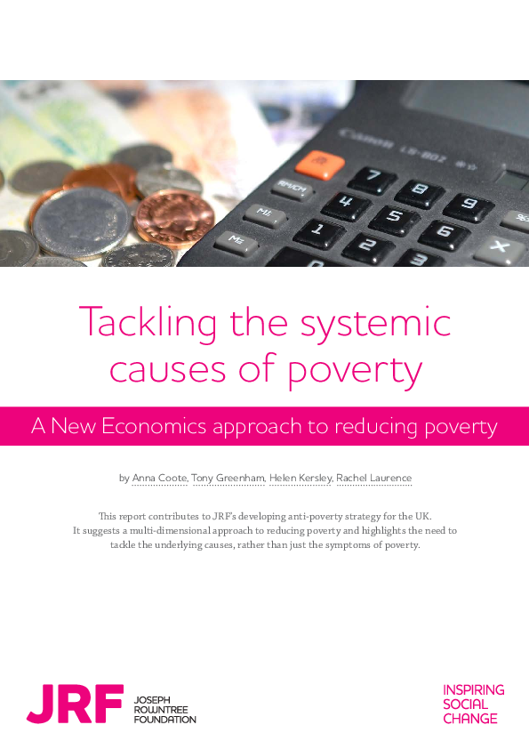 (PDF) A New Economics Approach to Systemic Poverty Reduction