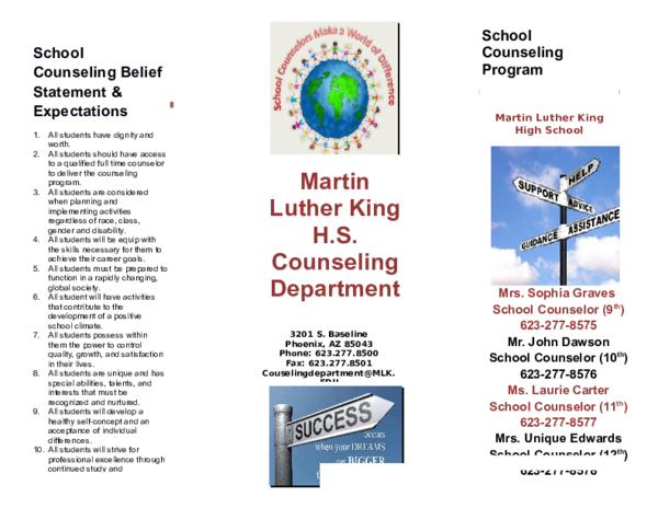 (DOC) School Counseling Brochure