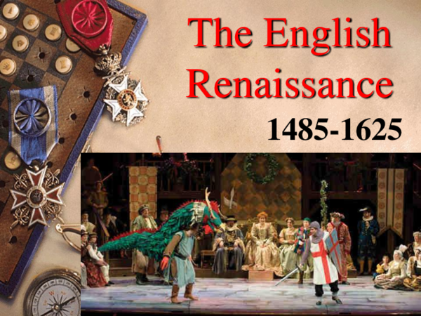 (PDF) The English Renaissance