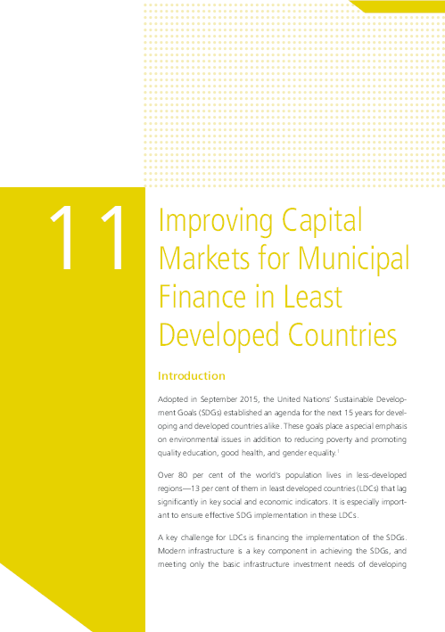 (PDF) Improving Capital Markets for Municipal Finance in Least ...
