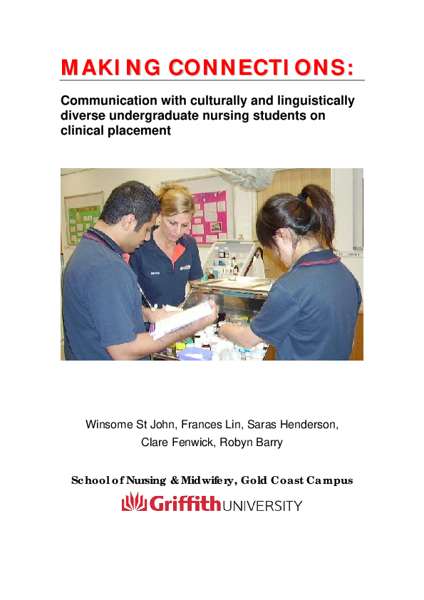 (PDF) Making connections: Communication with culturally and ...