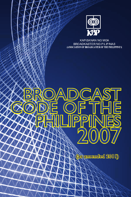 (PDF) Broadcast code of the Philippines
