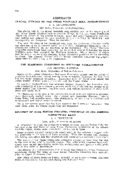 (PDF) The Blairmore Formation of Southern Saskatchewan [Abstract]