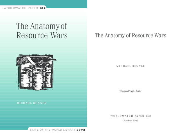 (PDF) The Anatomy of Resource Wars