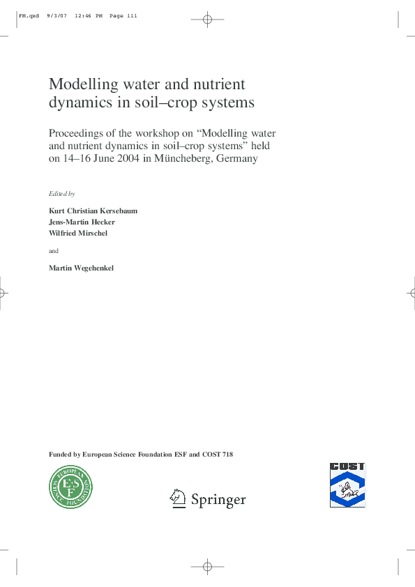 Pdf Calibration And Validation Of Ceres Model For Simulating