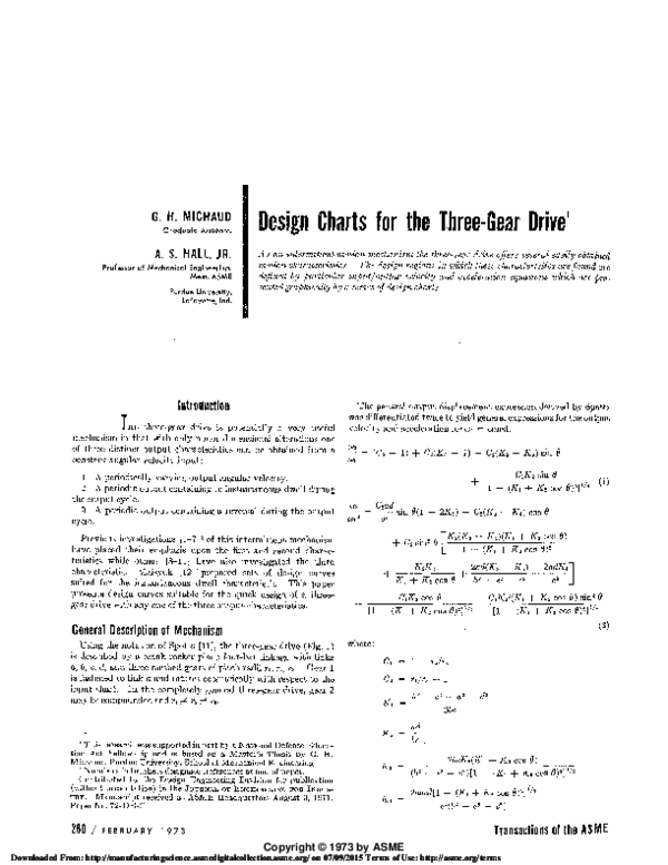 (PDF) Design Charts for the Three-Gear Drive 1