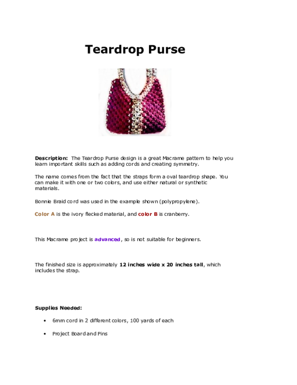 (DOC) Teardrop-Purse | Glenwell Margallo - Academia.edu