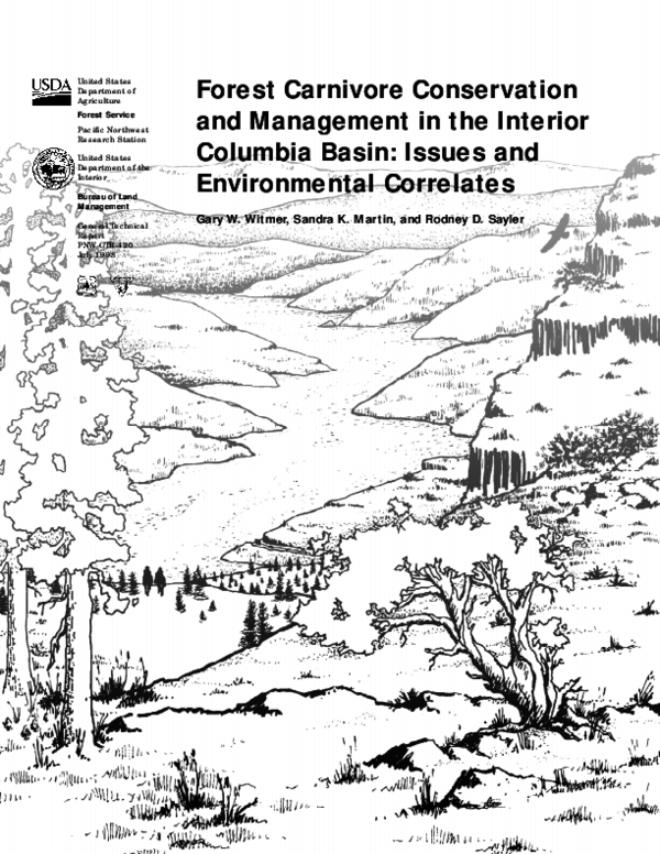 (PDF) Forest Carnivore Conservation and Management in the Interior ...