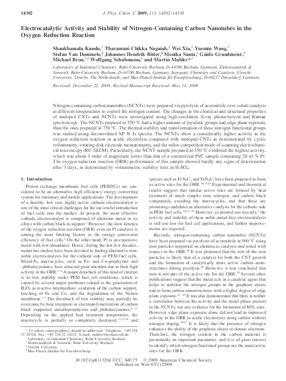(PDF) Electrocatalytic activity and stability of niobium-doped titanium ...