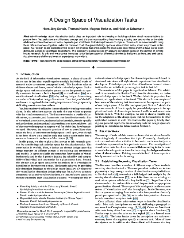 (PDF) A design space of visualization tasks