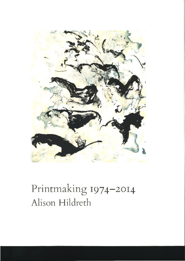 (PDF) On the Untimeliness of Alison Hildreth's Printmaking 1976-2014