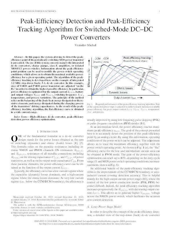(PDF) Peak-Efficiency Detection and Peak-Efficiency Tracking Algorithm ...