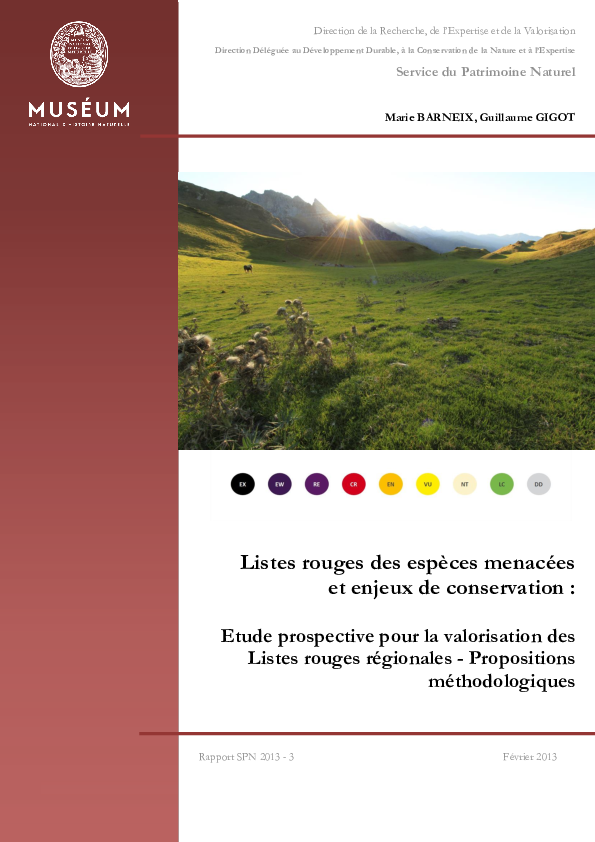 liste rouge mondiale des espèces menacées