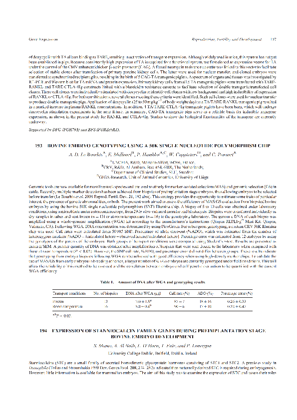 (PDF) 193 Bovine Embryo Genotyping Using a 50K Single Nucleotide ...
