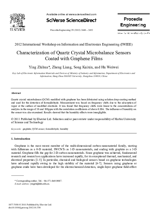 quartz crystal microbalance principle
