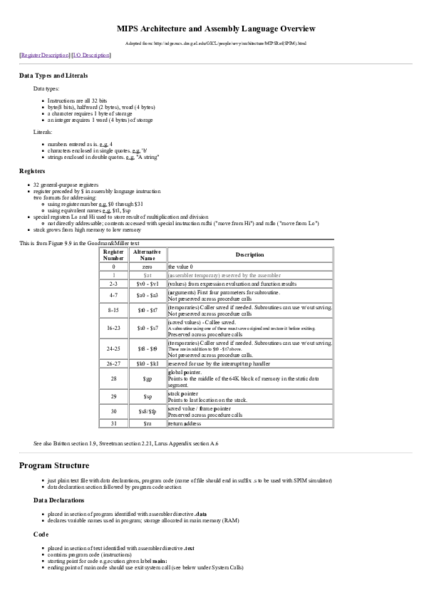 end assembler directive