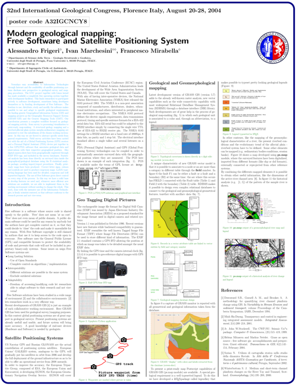 (PDF) Modern geological mapping: Free Software and Satellite ...