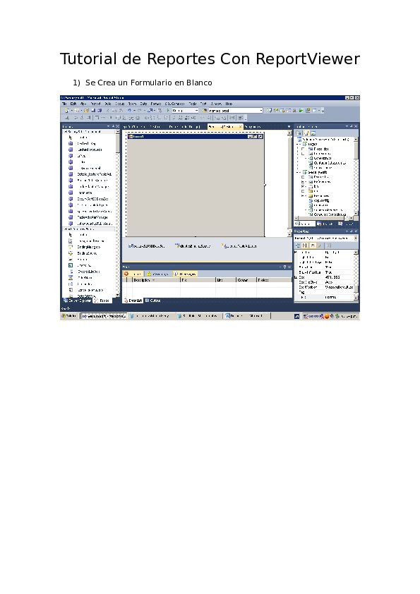 (DOC) Tutorial de Reportes Con ReportViewer