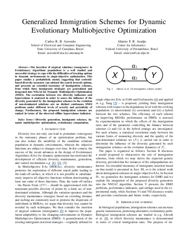 (PDF) Generalized immigration schemes for dynamic evolutionary ... (PDF) Generalized immigration schemes for dynamic evolutionary ...