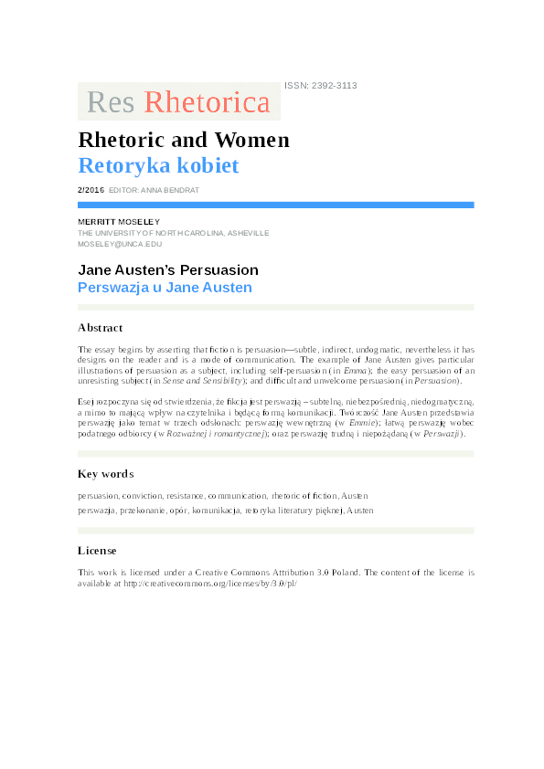 (PDF) Jane Austen’s Persuasion