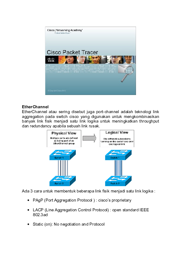 (DOC) Konfigurasi Etherchannel