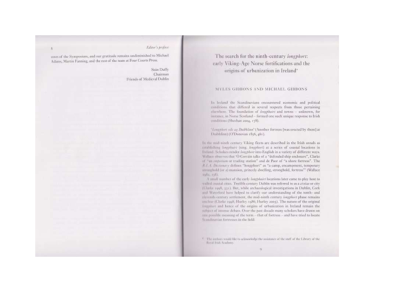 (PDF) The Search for the Ninth Century Longphort: Early Viking-Age ...