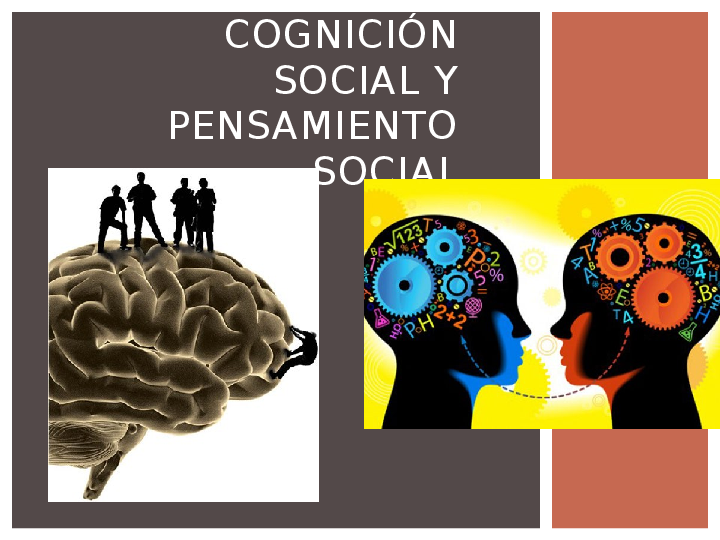 (PPT) Cognición social y pensamiento social