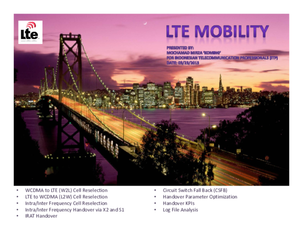 (PDF) LTE Mobility