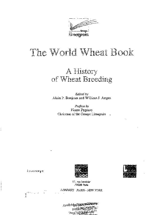 (PDF) The World Wheat Book: A History of Wheat Breeding