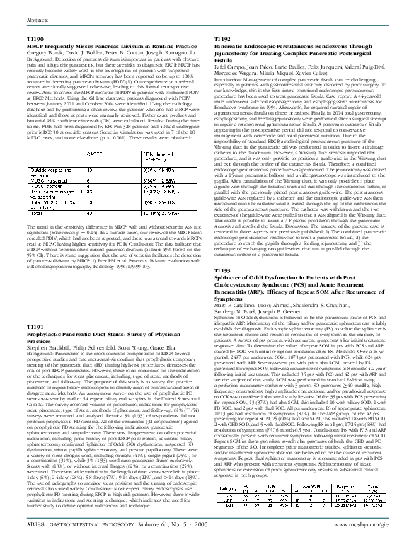 (PDF) Sphincter of Oddi Dysfunction in Patients with Post Cholecystectomy Syndrome (PCS) and ...