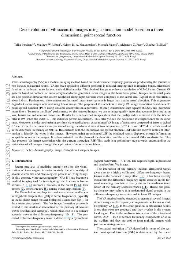 (PDF) Deconvolution of vibroacoustic images using a simulation model based on a three ...