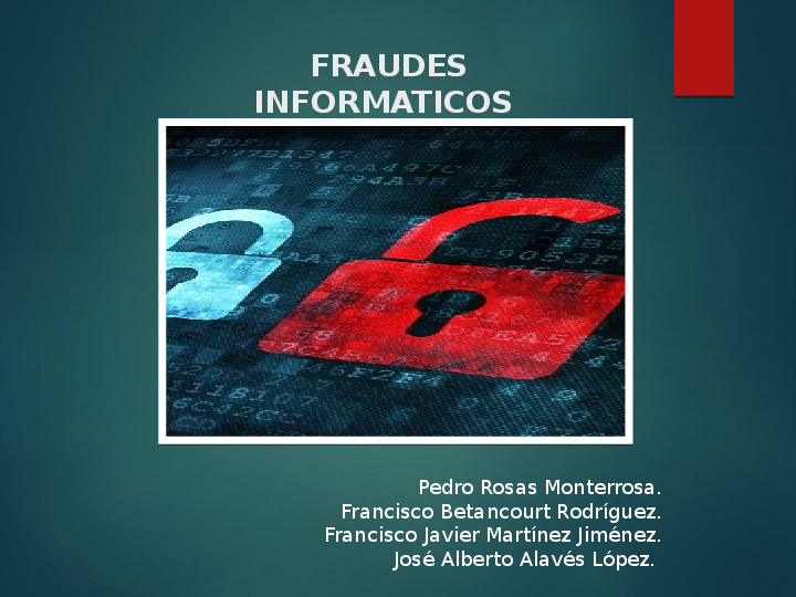 (PPT) FRAUDES INFORMATICOS presentacion completa con ejemplos